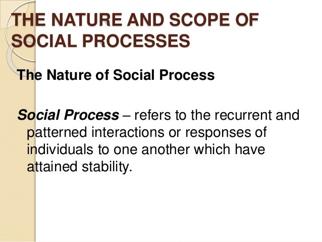 Chapter10: Social Interaction and Social Processes