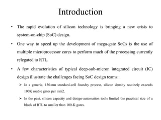 Performance and Flexibility for Mmultiple-Processor SoC Design | PPT