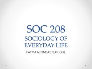Soc 208-1 | PPT