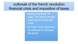 french revolution class 9 | PPTX