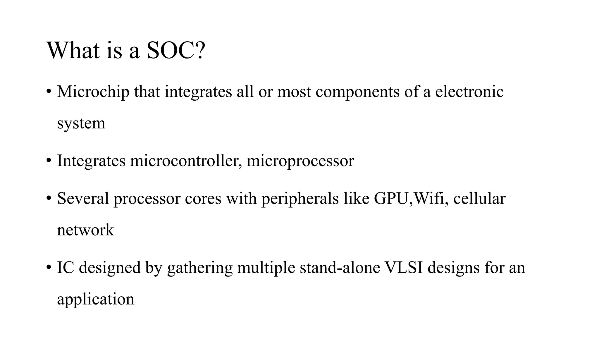 System On Chip (SOC) Verification Overview | PPTX