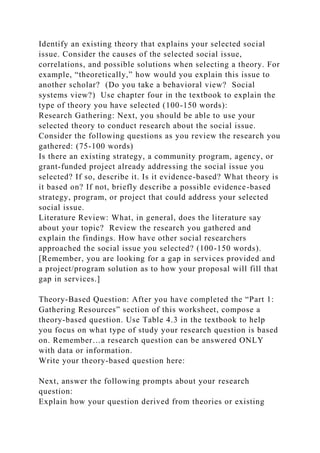 SOC-480 Research Proposal AssignmentPart IV Literat.docx