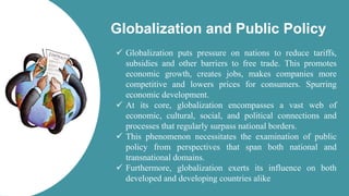 Public policy beyond the nation state: Public Policy | PPTX