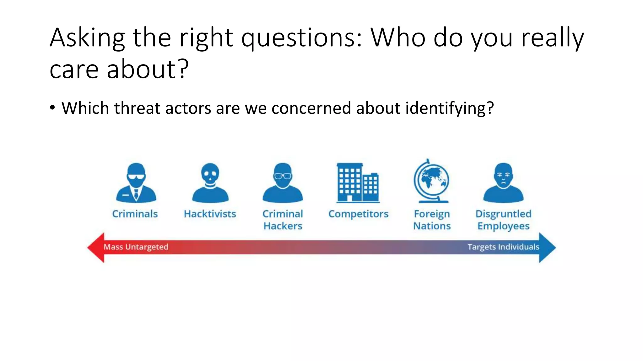 SOC: Use cases and are we asking the right questions? | PPTX