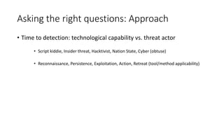 SOC: Use cases and are we asking the right questions? | PPTX
