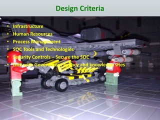 Security Operation Center - Design & Build | PPTX