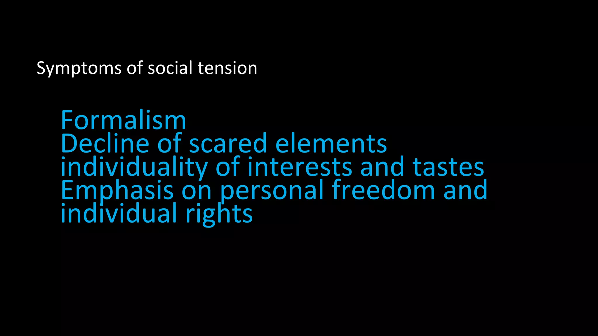 Social Tension | PDF