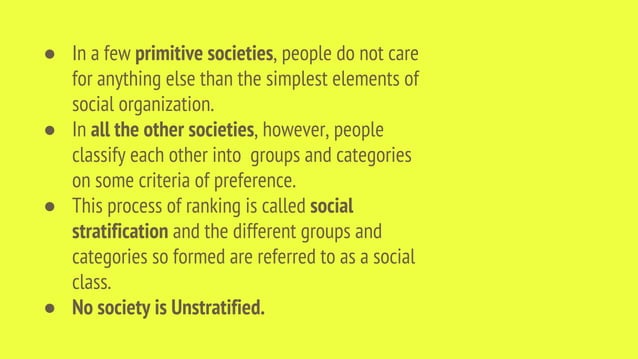 Social Stratification | PPT