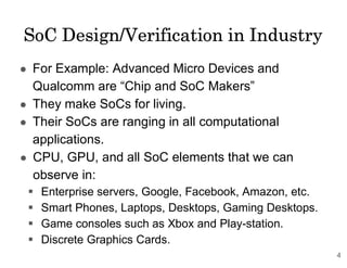 SoC Design Verification - What is SOC Verification | PDF