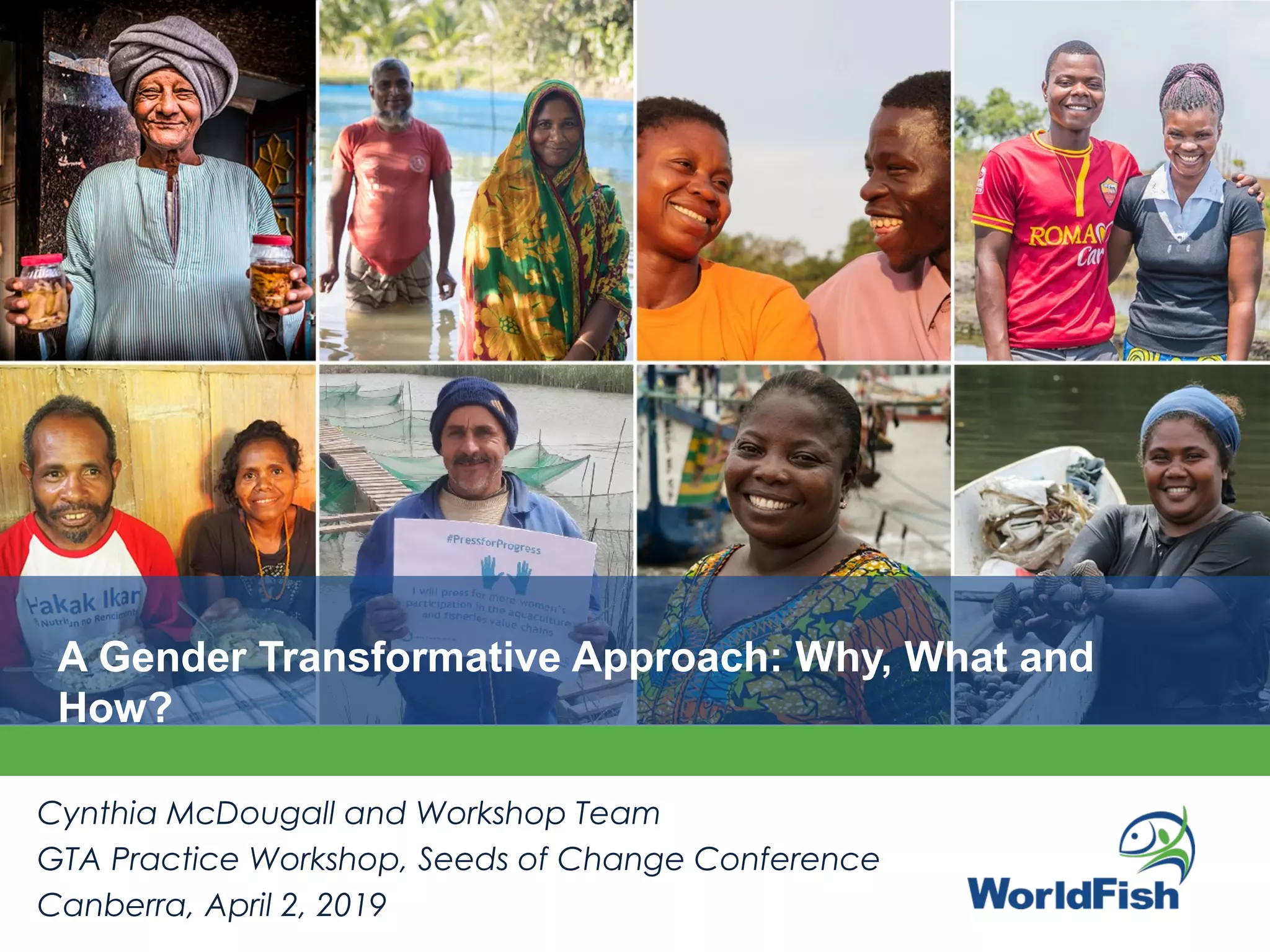 A Gender Transformative Approach: Why what and how? | PPT