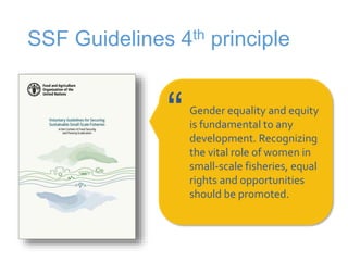 Measuring capacity for gender integration in small-scale fisheries ...