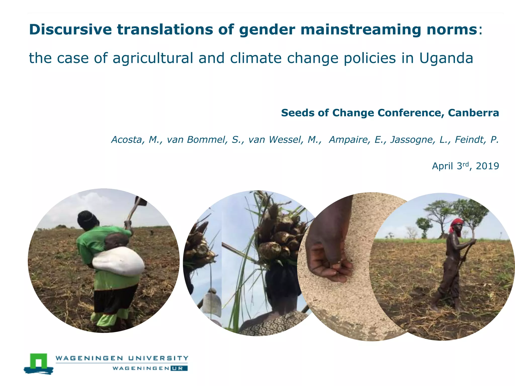 Discursive translations of gender mainstreaming norms: the case of ...