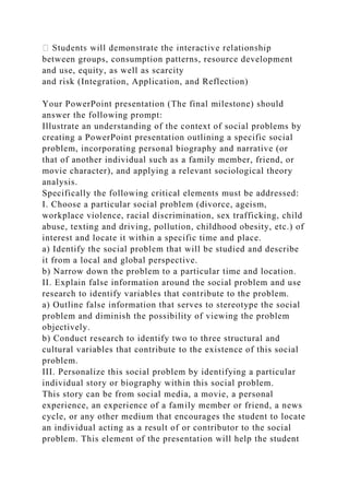 SOC 213 Final Project Guidelines and RubricOverviewThe final.docx