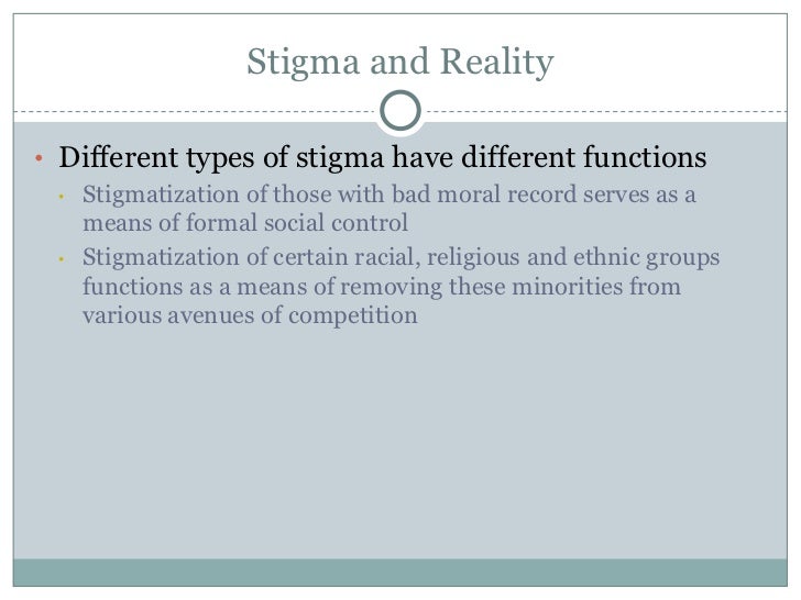 Goffman Stigma 1963