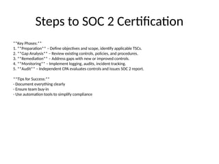 SOC2_Certification_Process.SOC2_Compliance_Overview | PPT