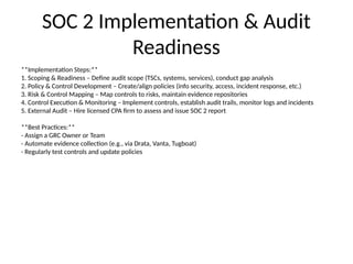 SOC2_Compliance_Overview GRC SOC2_Compliance_Overview | PPTX