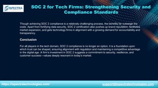 SOC 2 for Tech Firms- Strengthening Security and Compliance Standards | PDF