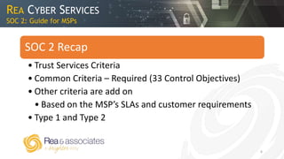 [ON-DEMAND WEBINAR] Understanding SOC2: A SOC 2 Guide for Managed ...