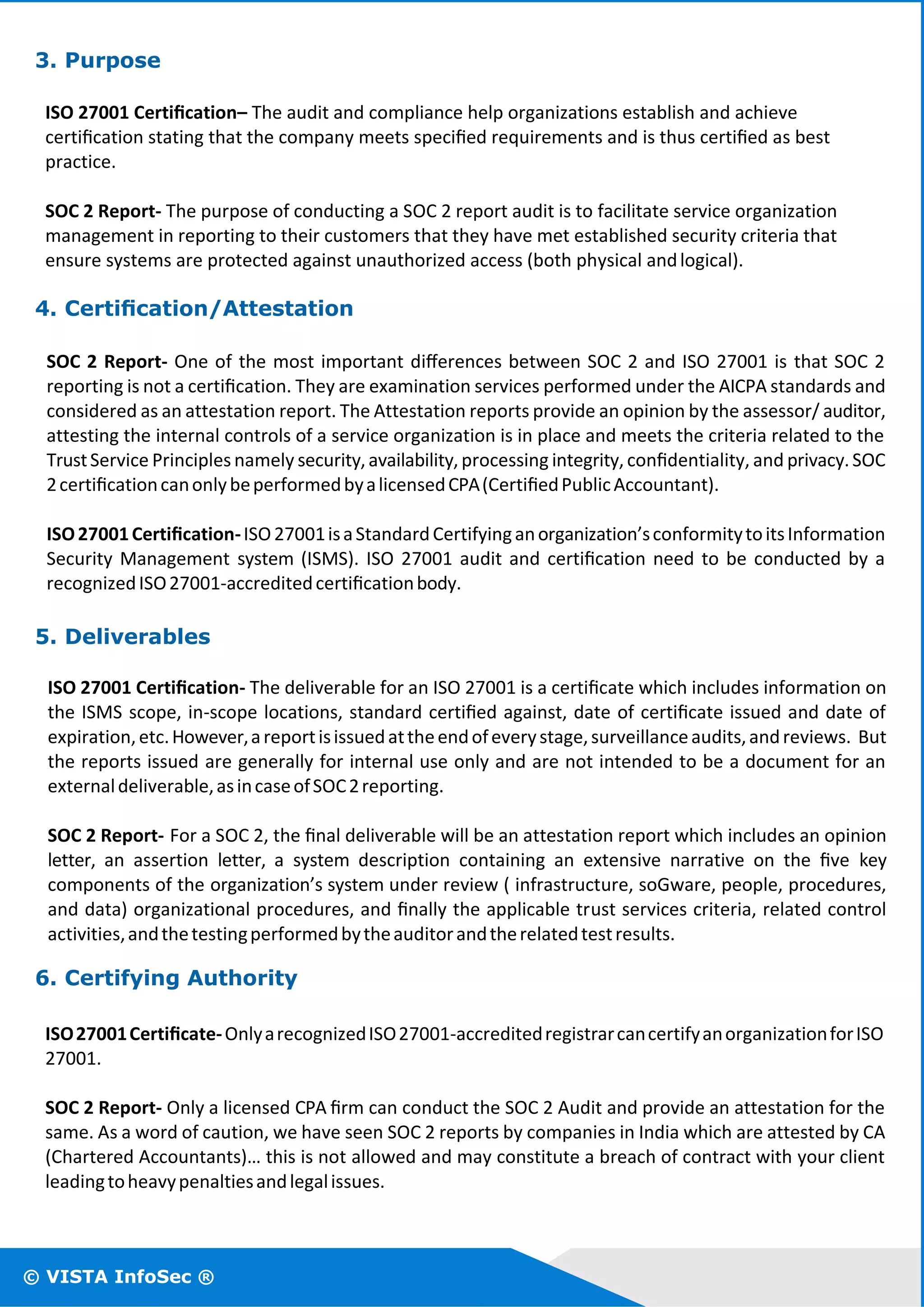 Soc 2 vs iso 27001 certification withh links converted-converted | PDF ...