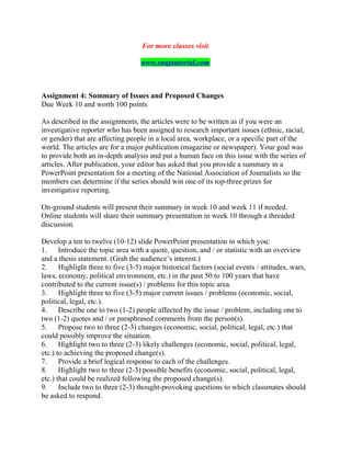 SOC 400 Massive Success / snaptutorial.com