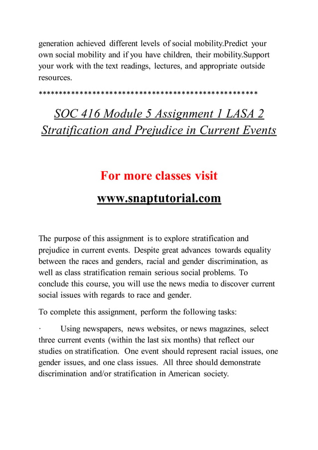 SOC 416 Effective Communication - snaptutorial.com