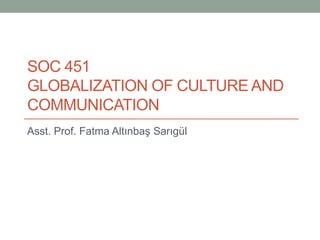 Soc 451, 6th class | PPTX