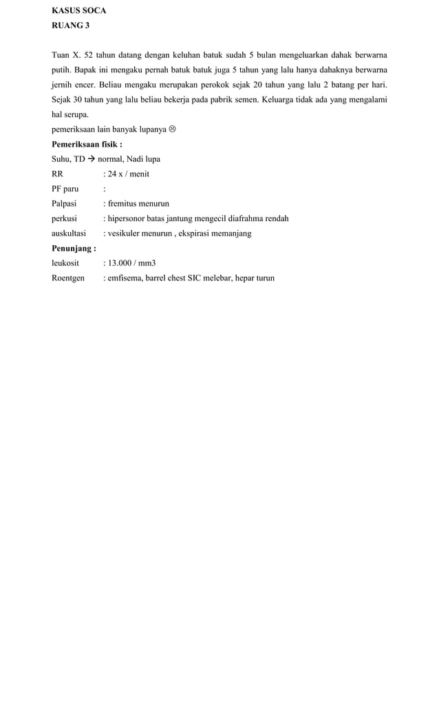 PPOK (emfisema dan bronkitis kronik) definisi - Tatalaksana | PDF