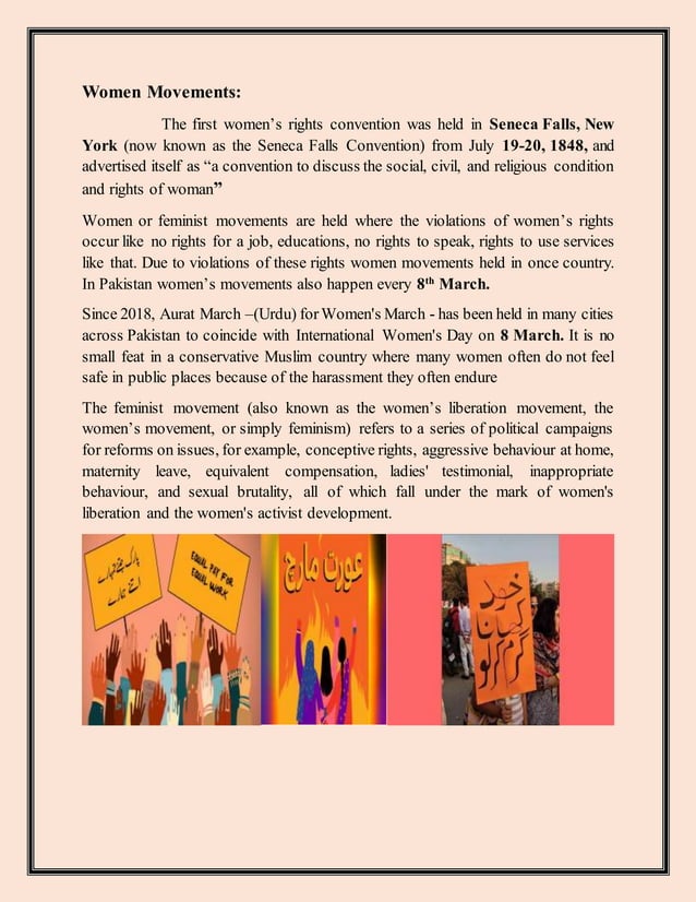 Social Movements with Contemporary Examples: | DOCX