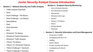 Security Operations Center Analyst Presentation | PPTX