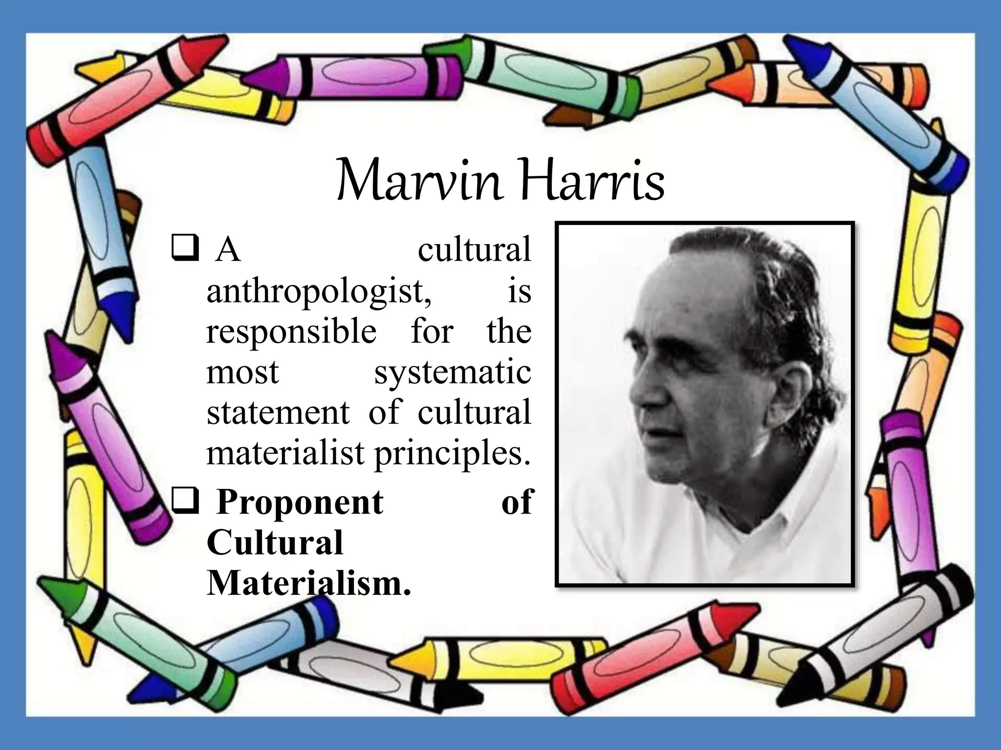 Cultural Materialism | PPTX