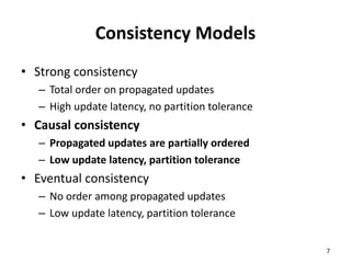 Orbe: Scalable Causal Consistency Using Dependency Matrices and Physical Clocks | PPT