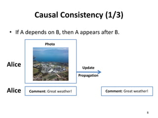 Orbe: Scalable Causal Consistency Using Dependency Matrices and Physical Clocks | PPT