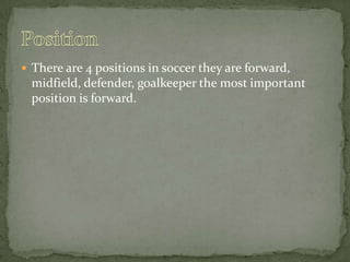 Soccer! | PPTX | Soccer | Sports