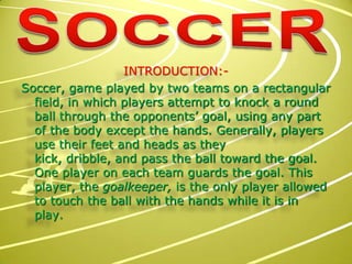 Soccer | PPTX