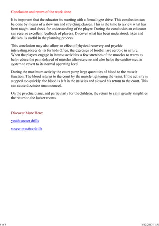 Soccer drills for kids | PDF