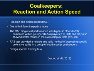 SOCCER: Training for Goalkeeper | ODP