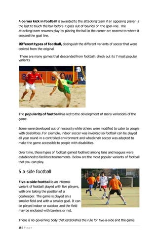SOCCER hand out History | DOCX