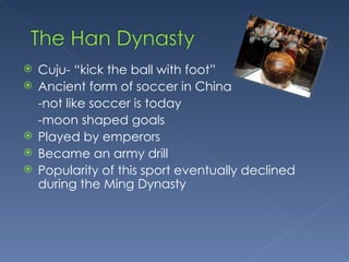 Soccer In China | PPT
