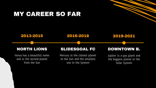 Soccer Player Portfolio by Slidesgo.pptx | Desktop Publishing ...