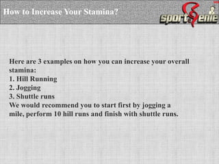 Soccer stamina | PPTX