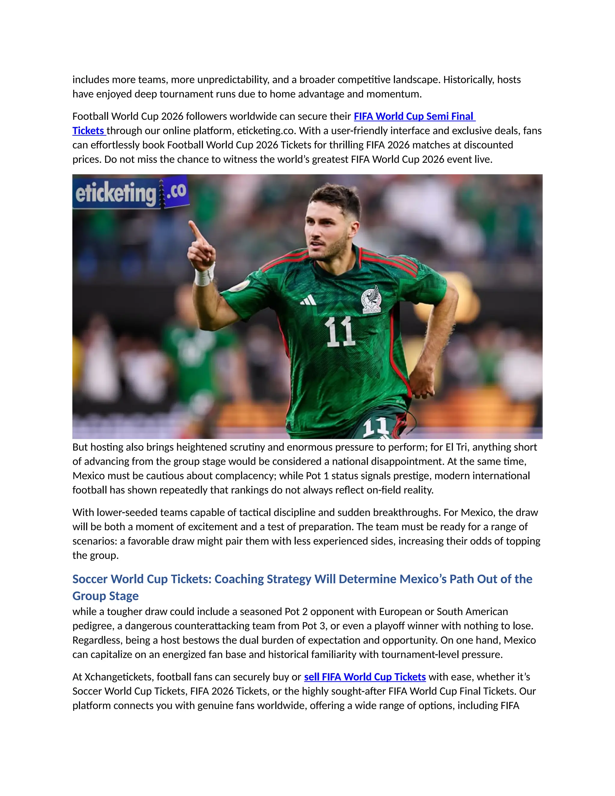 Soccer World Cup Mexico Spotlight Predicting El Tri’s Pot Placement for ...