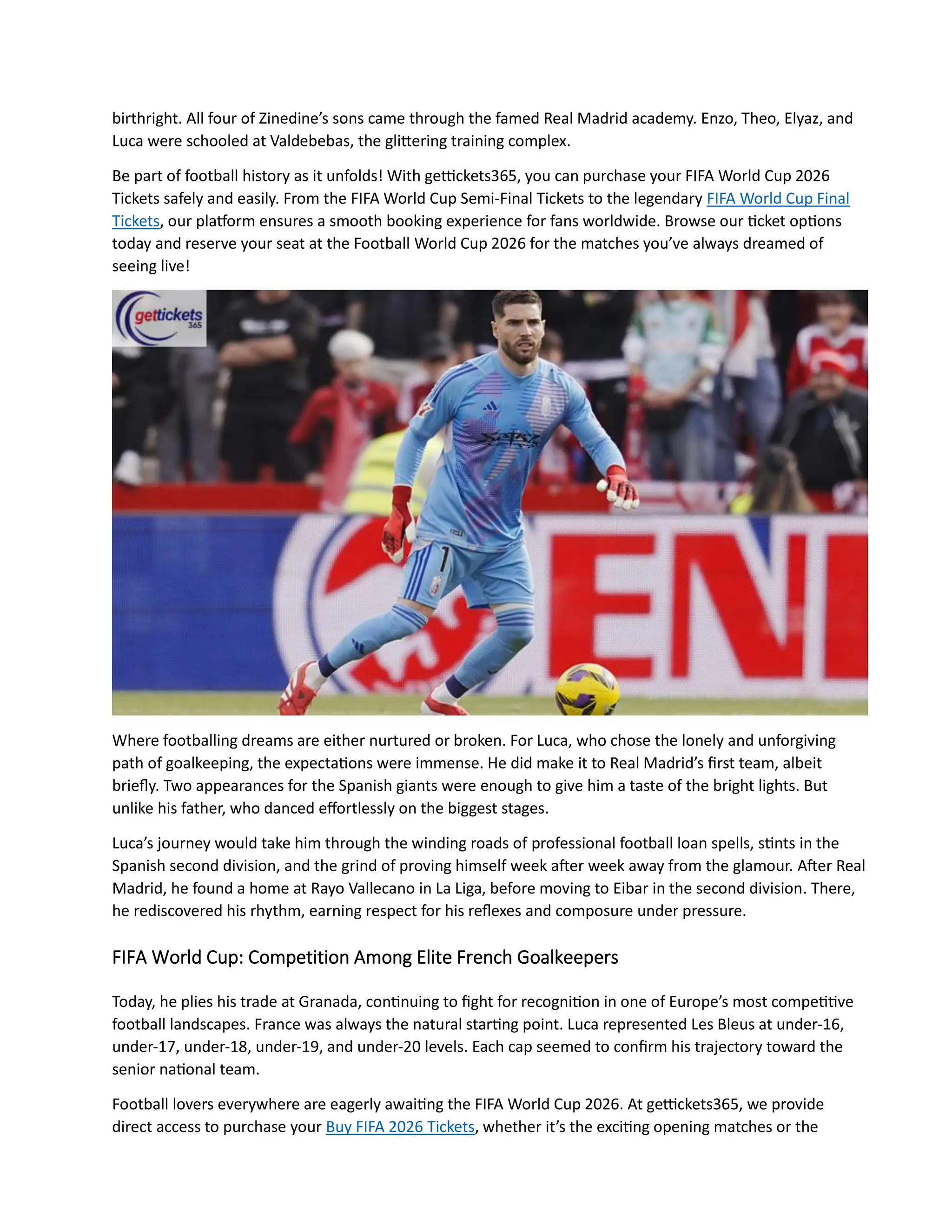 Soccer World Cup Zidane’s son switches allegiance to Algeria and looks ...