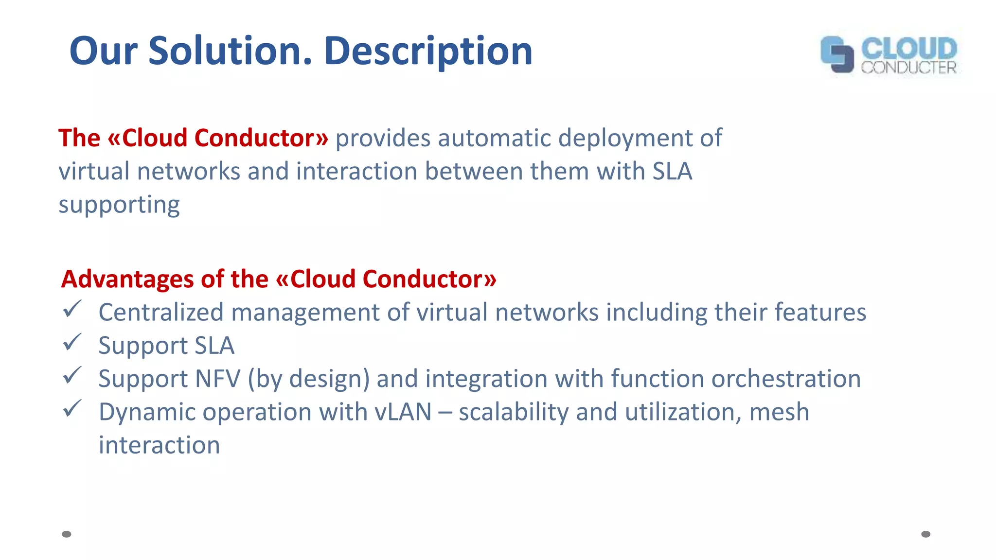 SOC Cloud Conductor + SLA | PPT