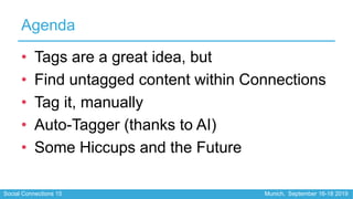 How to find and tag untagged content in Connections | PPT