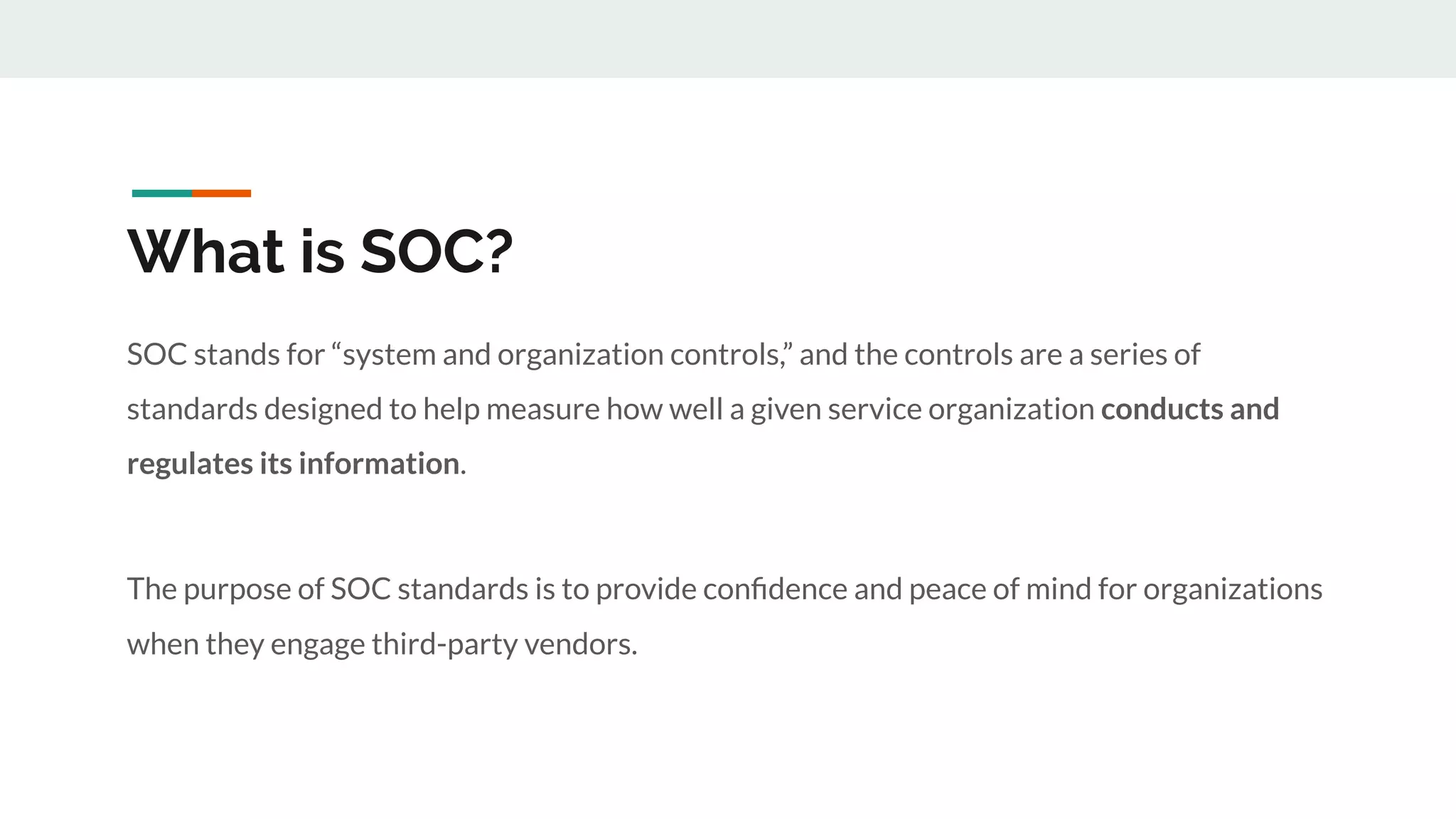 Soc Compliance Overview | PDF