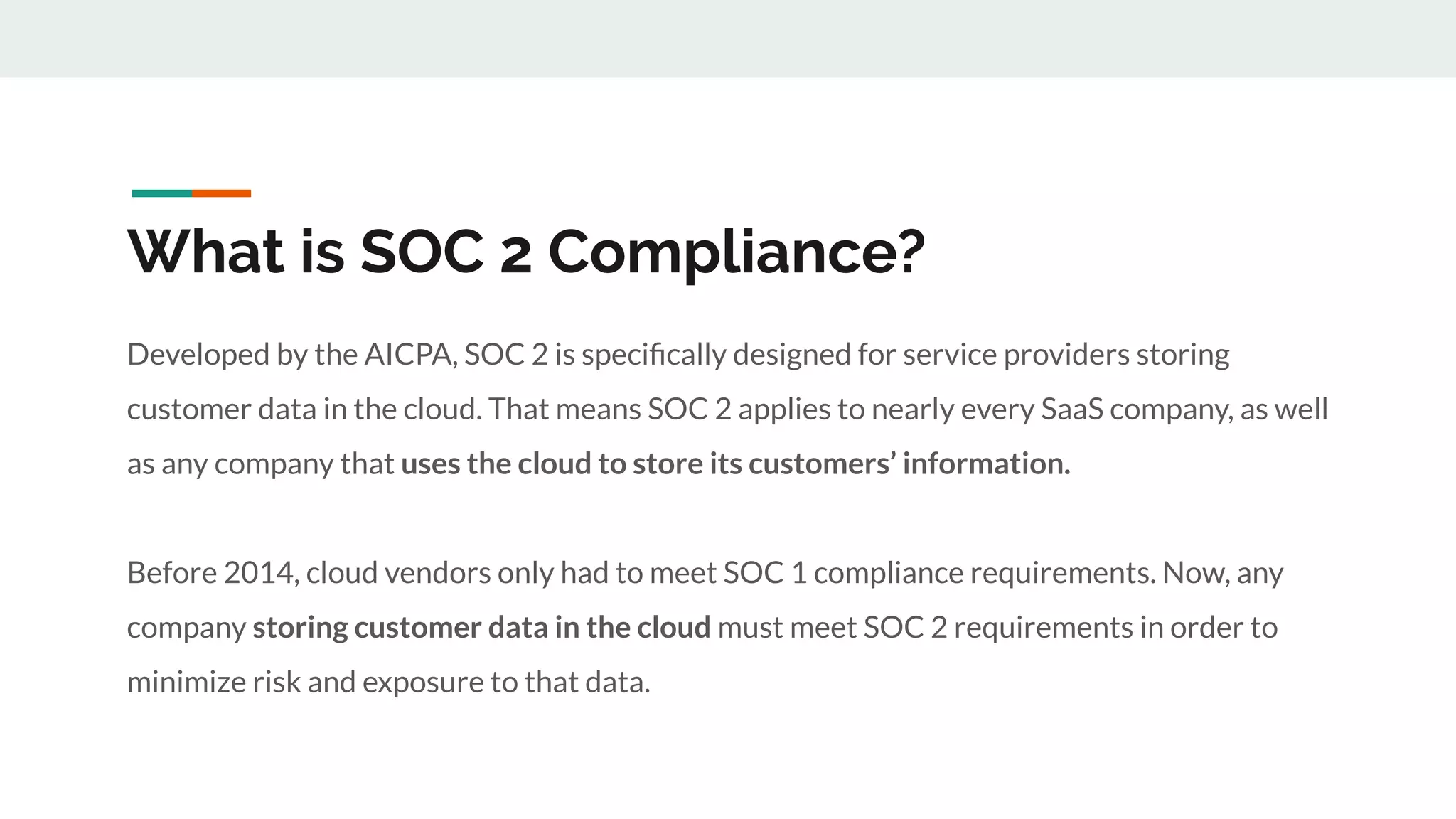 Soc Compliance Overview | PDF