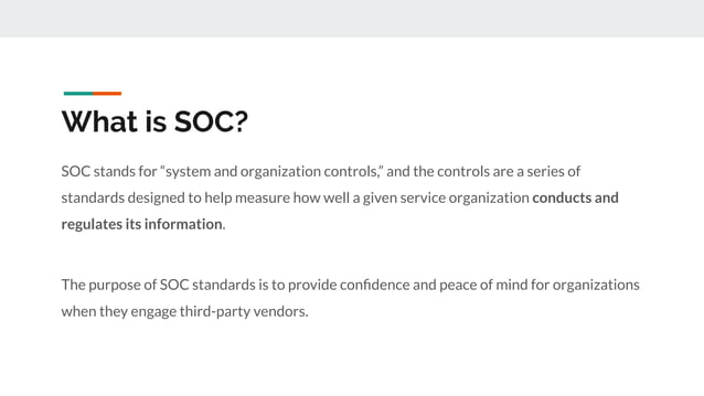 Soc Compliance Overview | PDF