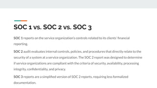 Soc Compliance Overview | PDF