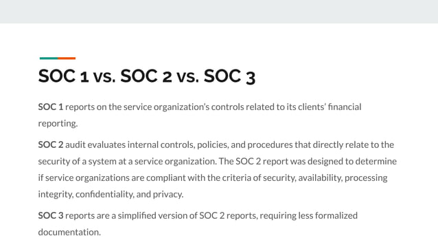 Soc Compliance Overview | PDF
