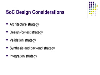 SOC design | PPT